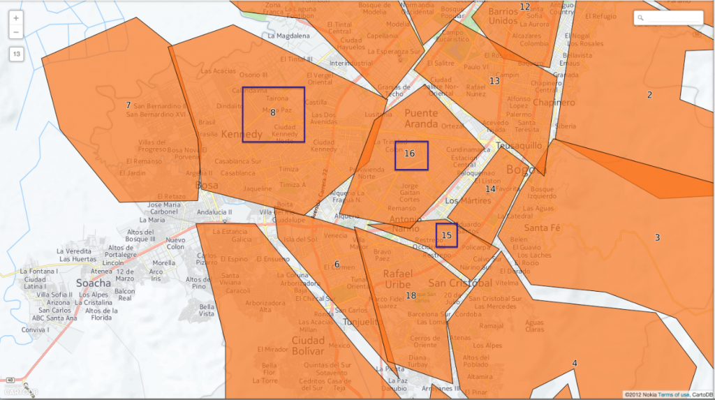 Ejemplos de SQL geoespacial (I)